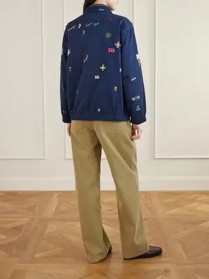 Sea Claira Embroidered Denim Jacket