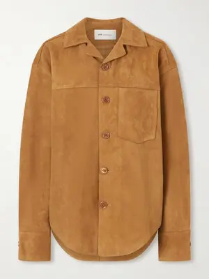 AMI Paris Suede Overshirt
