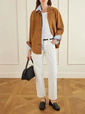 AMI Paris Suede Overshirt