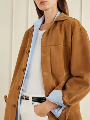 AMI Paris Suede Overshirt