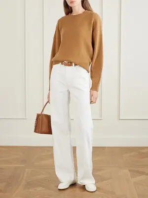 Another Tomorrow Recycled-cashmere And Wool-blend Crewneck Sweater