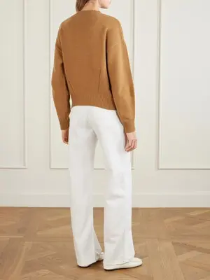 Another Tomorrow Recycled-cashmere And Wool-blend Crewneck Sweater