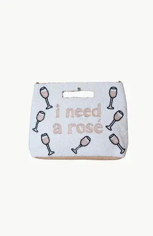ISLAND TO EAST SIDE I Need A Rosé Pouch - White