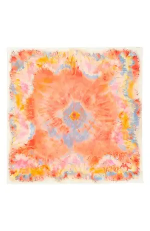 Zimmermann Tie Dye Silk Square Scarf