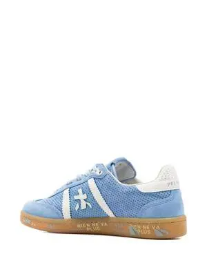 Premiata Perforated Lace-up Sneakers - Blue