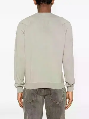 C.P. COMPANY Crewneck Sweater With Pocket - Grey