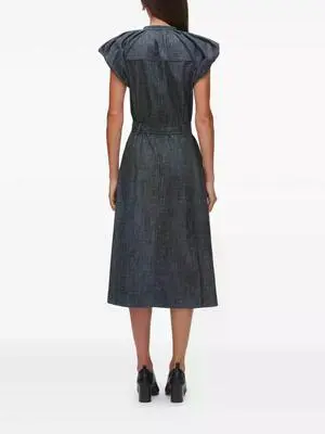 3.1 Phillip Lim Puff-sleeve Belted Midi Dress