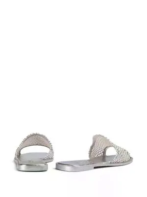 LE SILLA Gilda Embellished Sandals - Silver