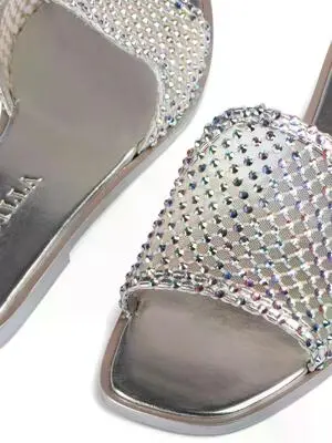 LE SILLA Gilda Embellished Sandals - Silver