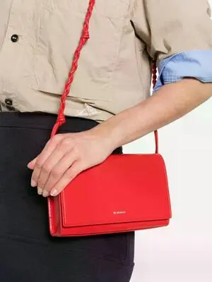 JIL SANDER Tangle Knot-detail Cross Body Bag