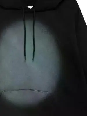 MAISON MARGIELA Logo-detail Hoodie - Black