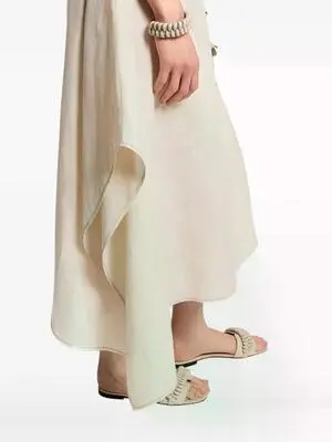 Peserico Aurea Sleeveless A-line Dress - Neutrals