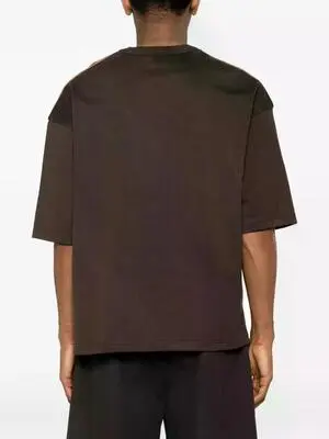 Comme Des Garçons Colour-block T-shirt - Brown