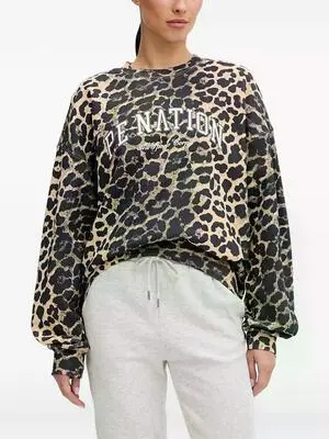 P.E Nation Heritage Animal-print Sweatshirt