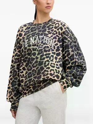 P.E Nation Heritage Animal-print Sweatshirt