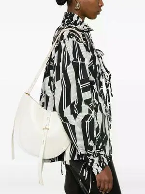 MINOBOSSI Lizzie Leather Shoulder Bag - Neutrals