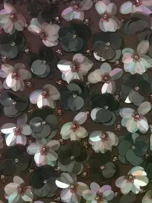 P.a.r.o.s.h Sequin-flower Embellished Skirt