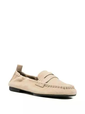 SUMMERY COPENHAGEN Suede Moccasins - Neutrals
