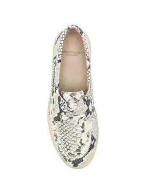 SUMMERY COPENHAGEN Snake Leather Loafers