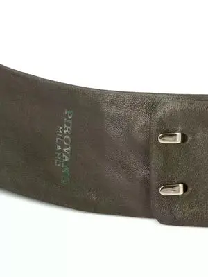PIROVANO VINTAGE Embellished Suede Belt