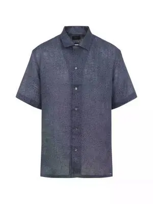 Brioni Patterned Shirt - Blue