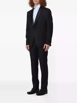 Tagliatore Shawl-lapel Blazer - Blue