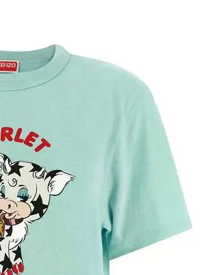 Kenzo Cartoon Print T-shirt - Blue