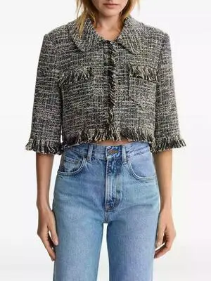 Smythe Fringed Cropped Jacket
