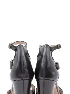 Chloé Natalia Double Strap Leather Sandals