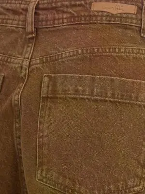 SESSUN Pleated Baggy Trousers - Brown