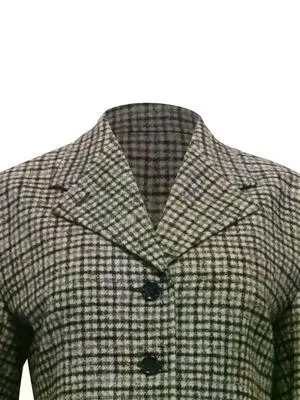 Chloé Plaid Single-breasted Blazer