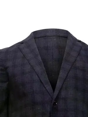 Ermenegildo Zegna Checked Single-breasted Blazer