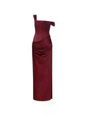 Alex Perry Pleated Maxi Dress