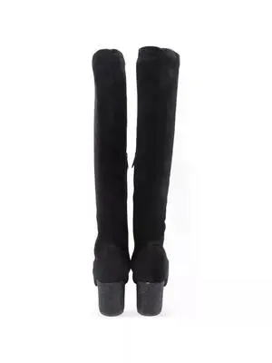 Rene Caovilla Knee-high Suede Boots