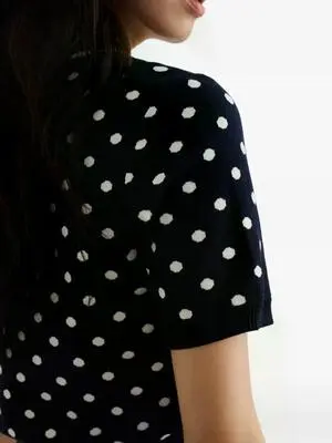 TOCCIN Birdie Short-sleeve Sweater