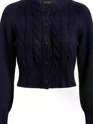 TOCCIN Rita Cable-knit Cardigan