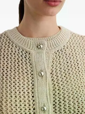TOCCIN Janice Short-sleeve Button Cardigan