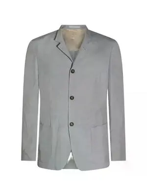 Eleventy Single-breasted Blazer - Grey