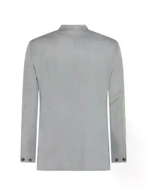 Eleventy Single-breasted Blazer - Grey
