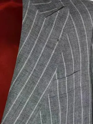 Brunello Cucinelli Double-breasted Blazer - Grey