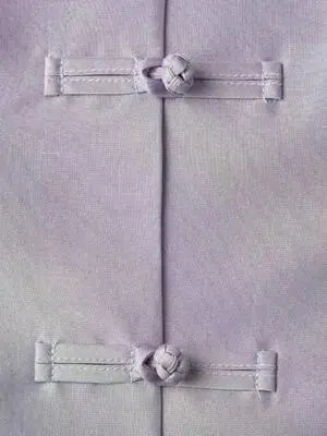 Shanghai Tang Mandarin-collar Blouse - Purple