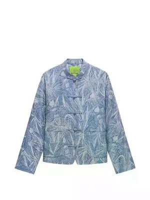 Shanghai Tang Floral-pattern Shirt Jacket