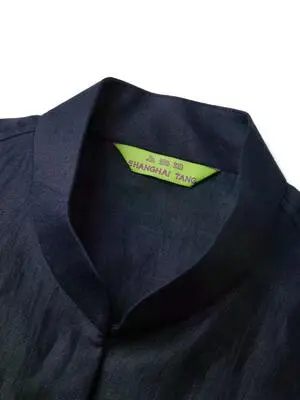 Shanghai Tang Tie-detail Shirt - Blue