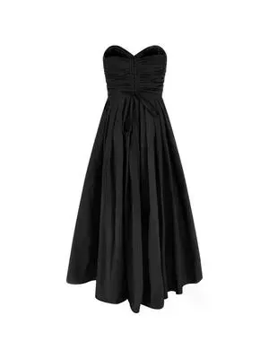 Pinko Off-the-shoulder Asymmetric Dress - Black