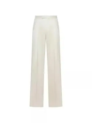 TOM FORD Double-pleat Silk Palazzo Trousers - Neutrals