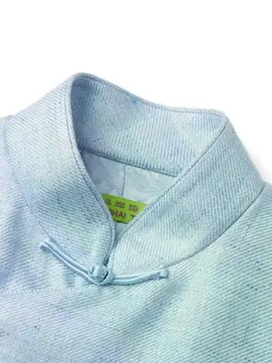 Shanghai Tang Frog-button Sleeveless Blouse