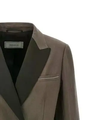 Peserico Double-breasted Peak-lapel Blazer