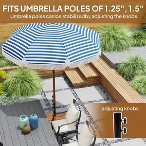 OUTSUNNY Patio Umbrella Base