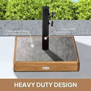 OUTSUNNY Patio Umbrella Base