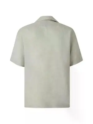 LARDINI Chest-pocket Short-sleeves Shirt - Grey